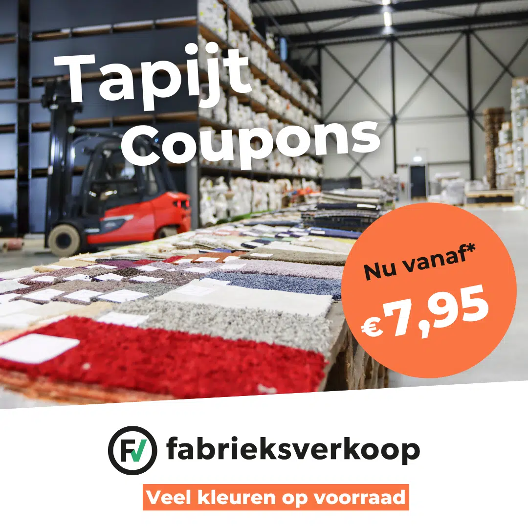 Tapijt Coupon 500 x 500 | Fabrieksverkoop